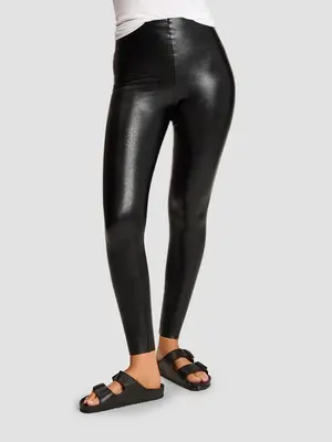 Commando Faux Leather Leggings - Black