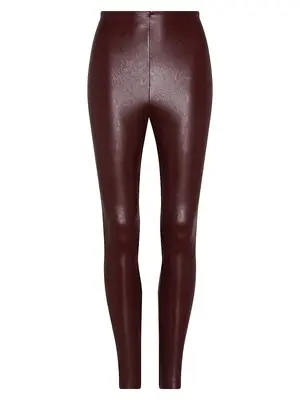 Commando Faux Leather Leggings Oxblood
