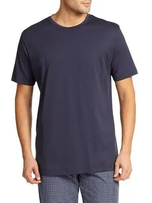Hanro Night & Day Crewneck Tee Black Iris