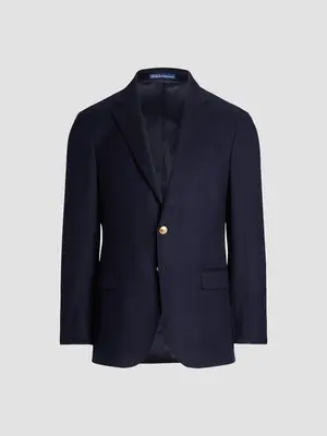 Polo Ralph Lauren The Iconic Doeskin Two-button Blazer - Navy