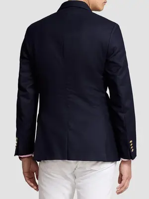 Polo Ralph Lauren The Iconic Doeskin Two-button Blazer - Navy