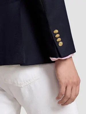Polo Ralph Lauren The Iconic Doeskin Two-button Blazer - Navy