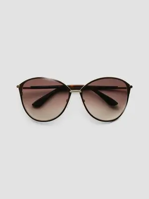 TOM FORD Penelope Cat-eye Sunglasses Tortoise