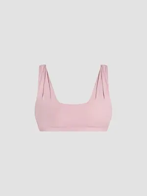 VALIMARE Como Pleated Bikini Top - Pink