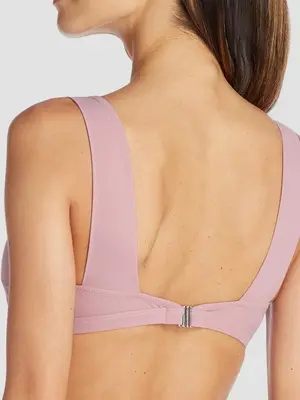 VALIMARE Como Pleated Bikini Top