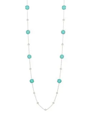 Ippolita Sterling & Turquoise Stone Necklace - Silver