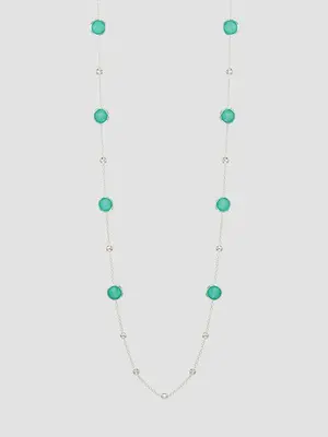Ippolita Sterling & Turquoise Stone Necklace - Silver