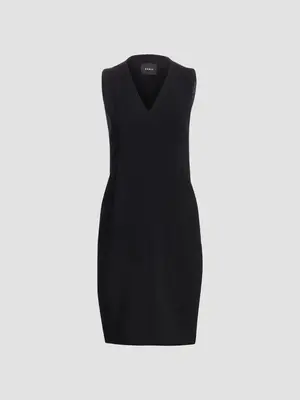 Akris Architecture Collection Double-face Wool Dress
