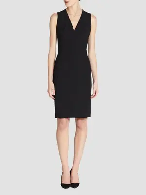 Akris Architecture Collection Double-face Wool Dress