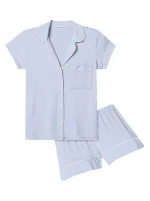 Eberjey Gisele 2-piece Shortie Pajama Set Light Orchid