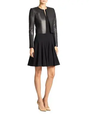 Akris Hasso Leather Jacket - Black