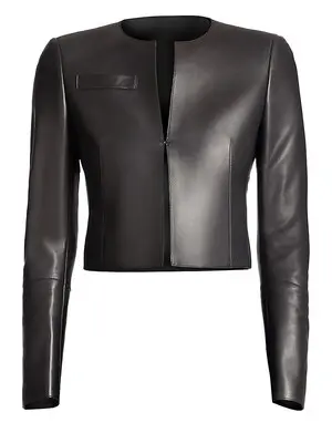 Akris Hasso Leather Jacket - Black