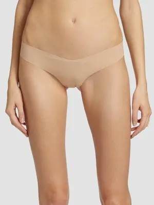 Commando Stretch Microfiber Thong - Beige