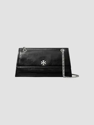 Tory Burch Leather Shoulder Bag - Black