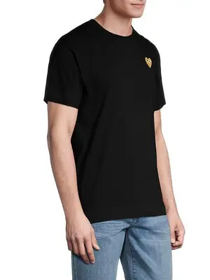 Play Comme Des Garcon Heart Applique Tee
