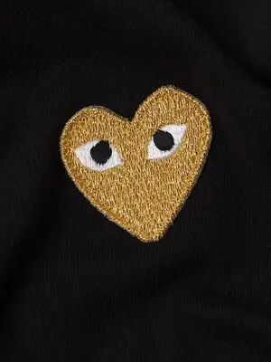 Play Comme Des Garcon Heart Applique Tee