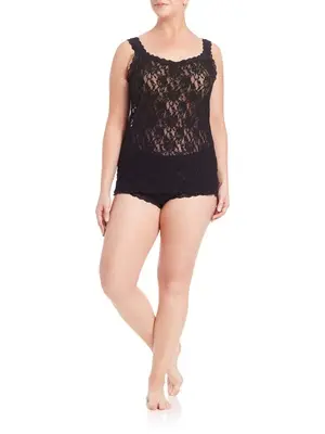 Hanky Panky Plus Signature Lace Camisole - Chai