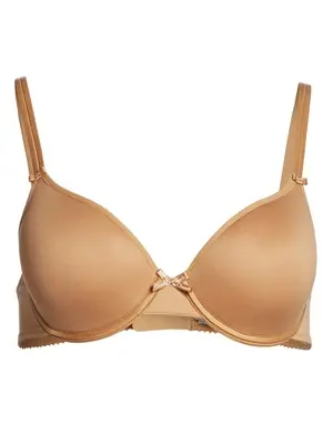 Chantelle Basic Invisible Three-quarter Memory Foam T-shirt Bra - Black