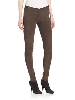 Alice + Olivia Suede Legging Pants