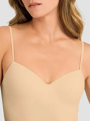 Hanro Allure Bra Camisole - Nude
