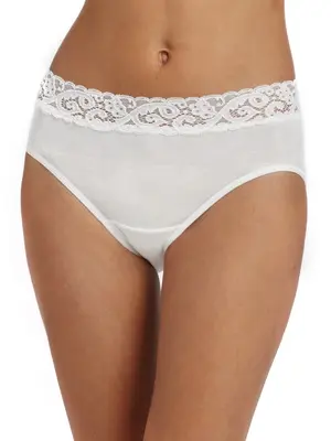 Hanro Mots Cotton Hipster Brief - Black