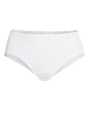 Hanro Mots Cotton Hipster Brief - Black