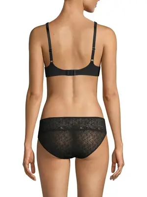 Wacoal How Perfect Wirefree Contour T-shirt Bra - Black
