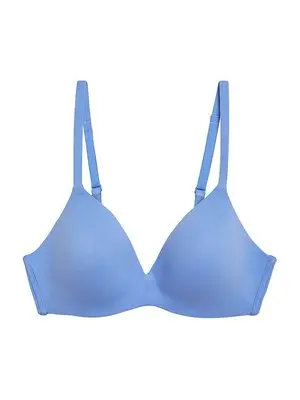 Wacoal How Perfect Wirefree Contour T-shirt Bra Blue Hydrangea
