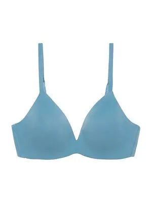 Wacoal How Perfect Wirefree Contour T-shirt Bra Provincial Blue