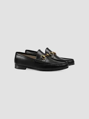 Gucci 1953 Horsebit Leather Loafer - Black