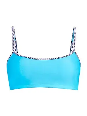 LEMLEM Women's Lena Bikini Top - Turquoise  - Turquoise