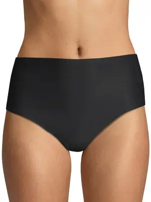 Chantelle Soft Stretch Retro Thongs - Black