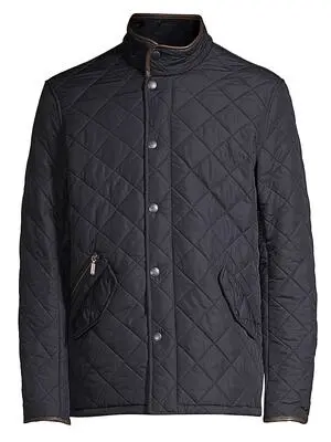 Barbour Men's Powell Quilted Jacket - Navy  Navy