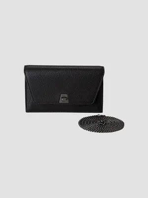 Akris Mini Anouk Envelope Leather Crossbody Bag