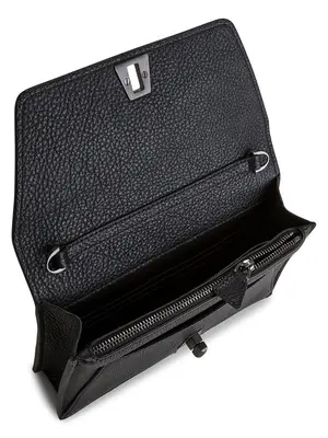 Akris Mini Anouk Envelope Leather Crossbody Bag