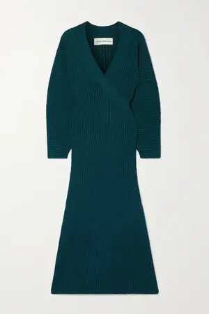 Mara Hoffman Samira" Ribbed Midi Dress - Blue