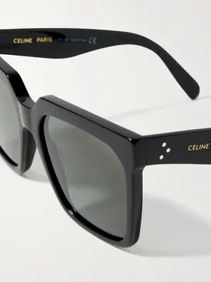 Celine Oversized Square-frame Sunglasses - Black