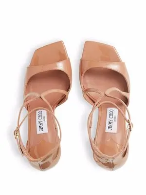 JIMMY CHOO Azia Crossover-strap Sandals - Pink