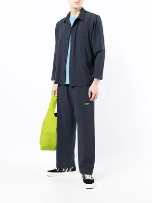 OFF DUTY Embroidered-logo Drawstring-waist Track Trousers