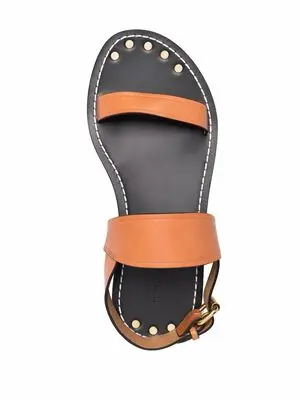 Isabel Marant Stud Detail Leather Sandals
