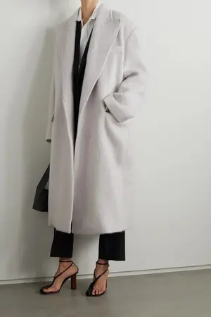 THE FRANKIE SHOP John Oversized Wool-blend Coat