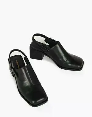 Madewell Intentionally Blank Leather Marty 2 Heels