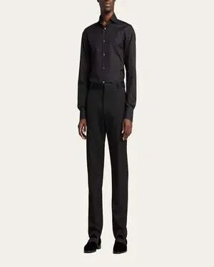 Santoni Isomer Velvet Loafers