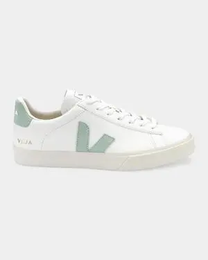 VEJA Campo Bicolor Leather Low-top Sneakers - Matcha