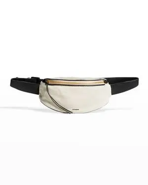 JIL SANDER Moon Small Canvas Belt Bag - Natural