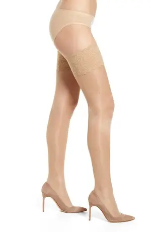 Wolford Satin Touch 20 Stay-up Stockings - Cosmetic