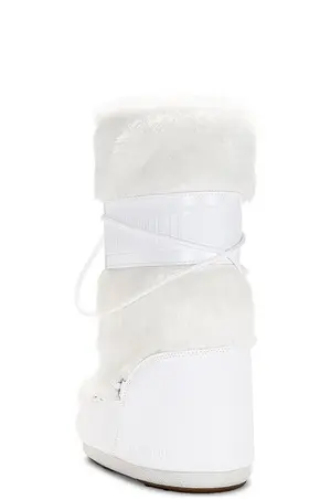 Moon Boot Icon Classic Faux Fur Boots - Optical White