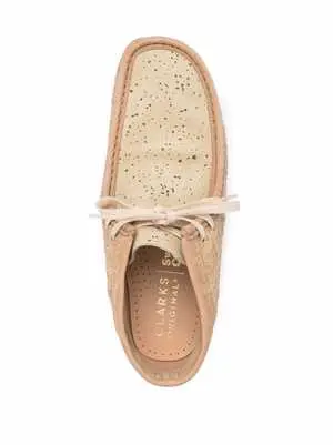 Clarks Textured Lace-up Boots