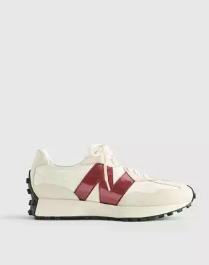 Madewell New Balance® Suede 327 Sneakers - Sea Salt Monarch Burgundy