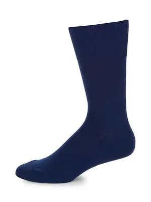 Falke Luxury No. 13 Sea Island Cotton Socks Royal Blue